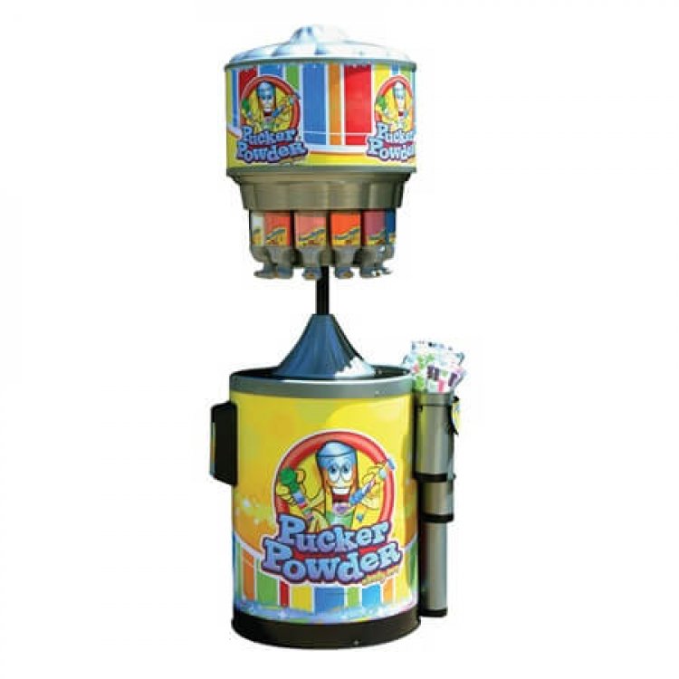 Pucker Powder 12 Flavor Dispenser - Entertainment On Wheels Wyckoff NJ